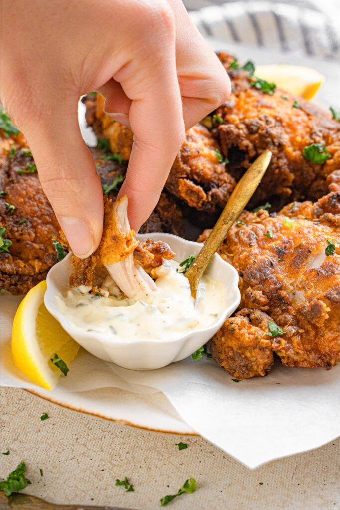 Quick and Easy Mustard Fried Chicken Recipe