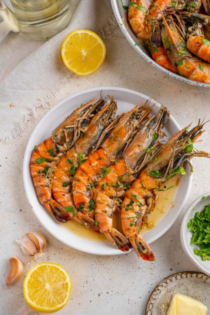 Garlic Butter Tiger Shrimp Recipe (Shrimp Scampi)