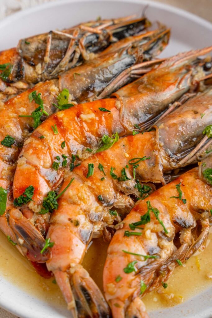 Garlic Butter Tiger Shrimp Recipe (Shrimp Scampi)