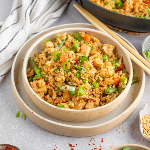Easy Rotisserie Chicken Fried Rice Recipe